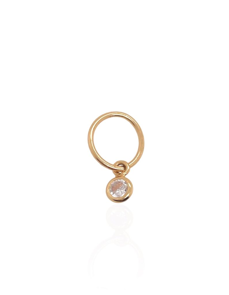Piercing argolla mini punto de luz | Joyería Petunia
