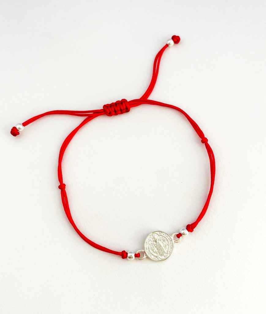 Pulsera San Benito plata | Joyería Petunia