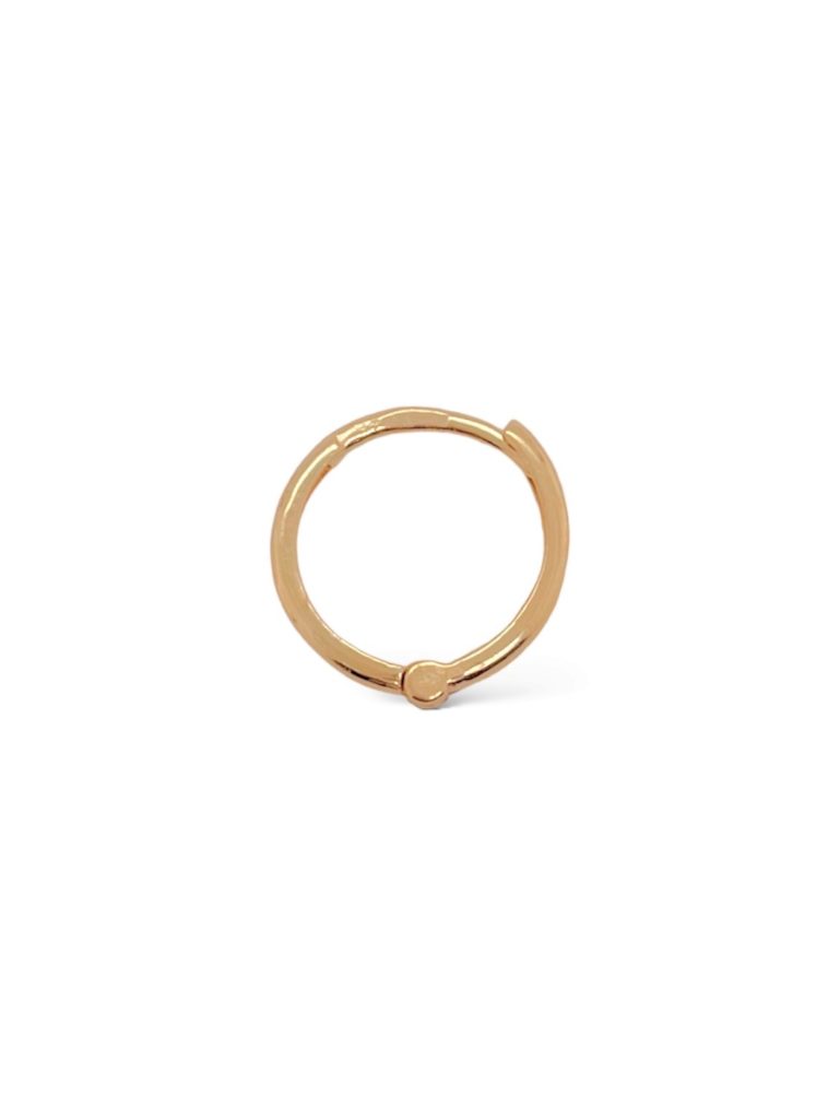 Piercing argolla mini lisa | Joyería Petunia