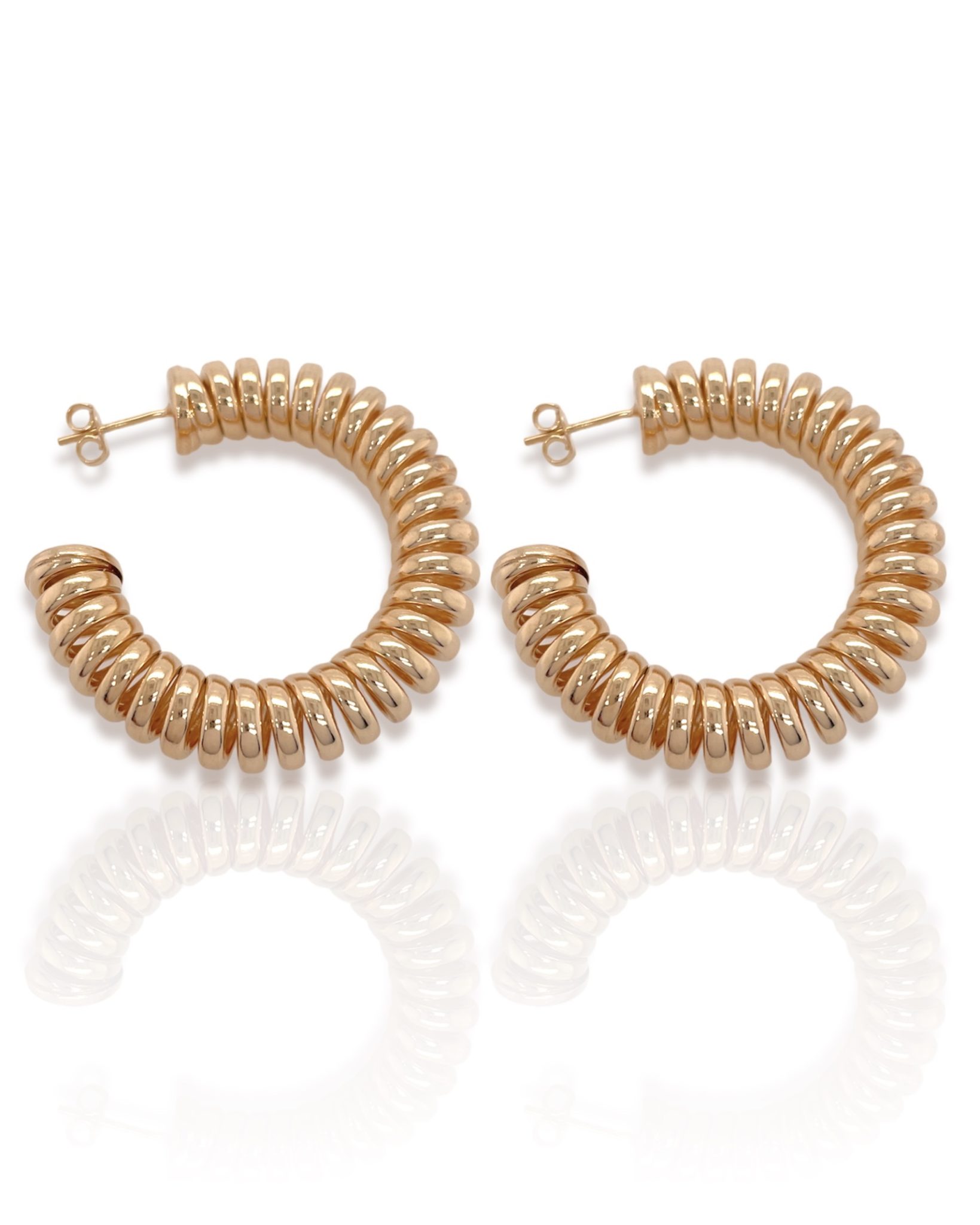 Hoops resorte | Joyería Petunia