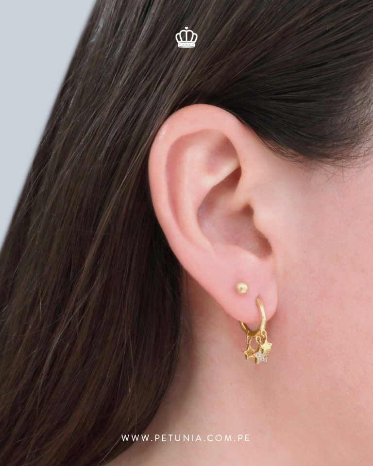 Argolla Triple Star | Joyería Petunia