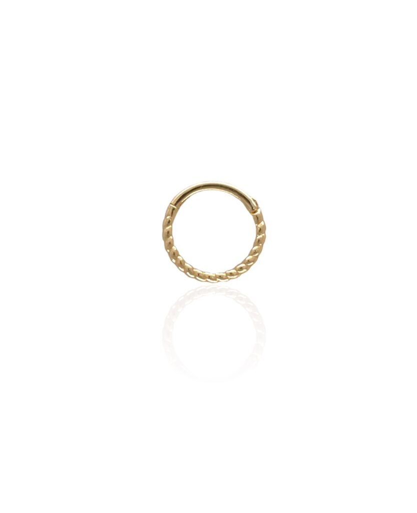 Piercing Argolla Tejida | Joyería Petunia