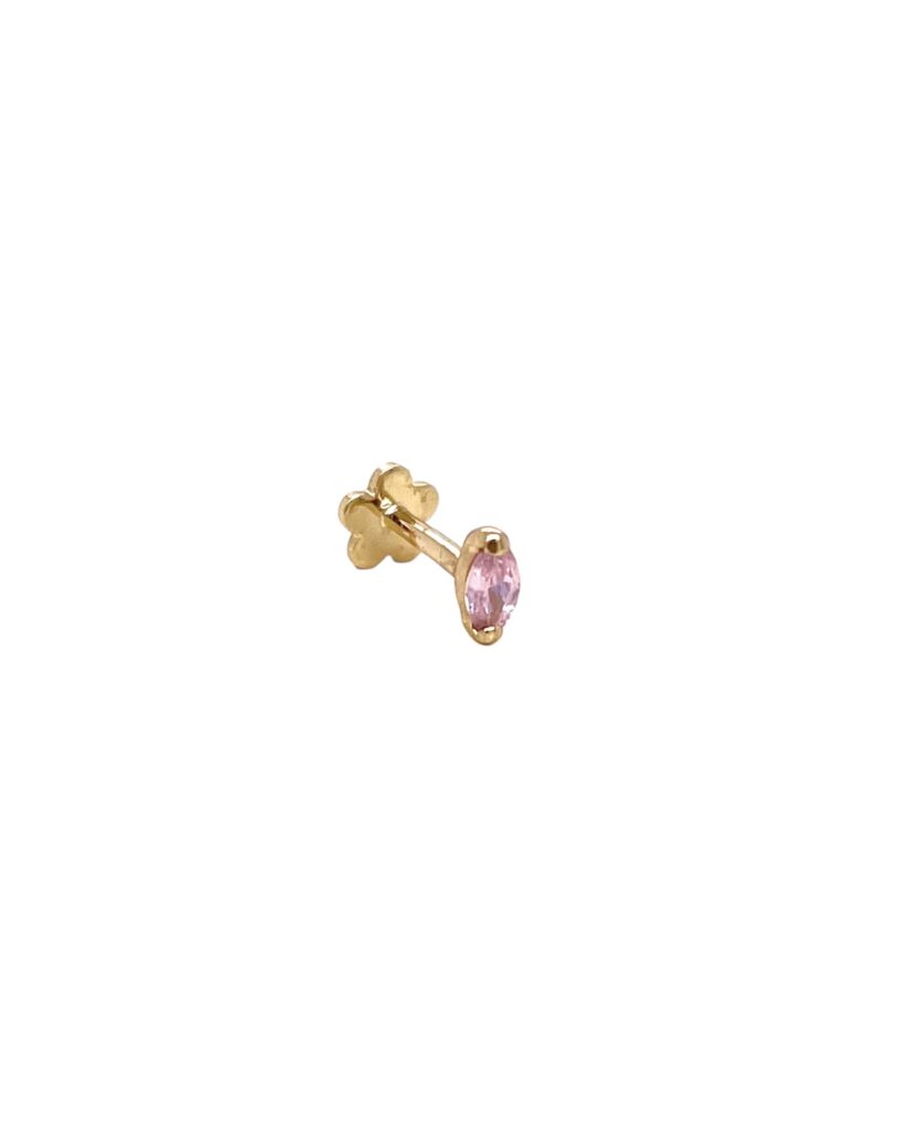 Piercing Gota Mini Rosa | Joyería Petunia