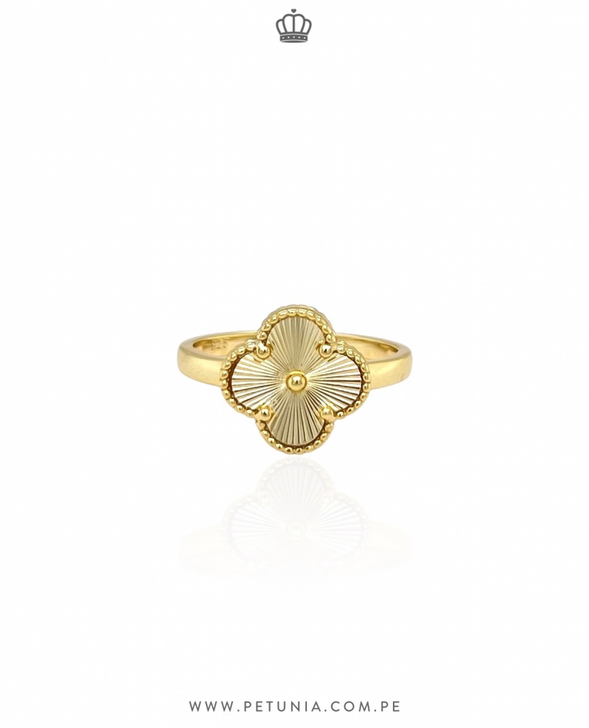 Anillo Agnes Dorado | Joyería Petunia