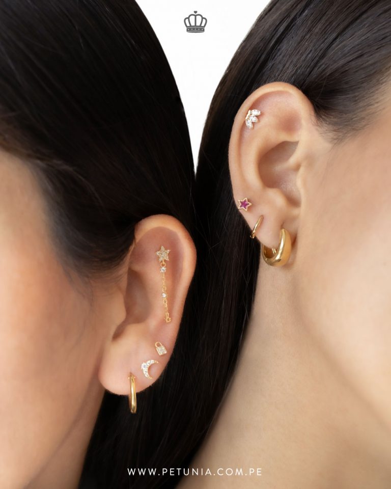 Piercing lock cristal | Joyería Petunia